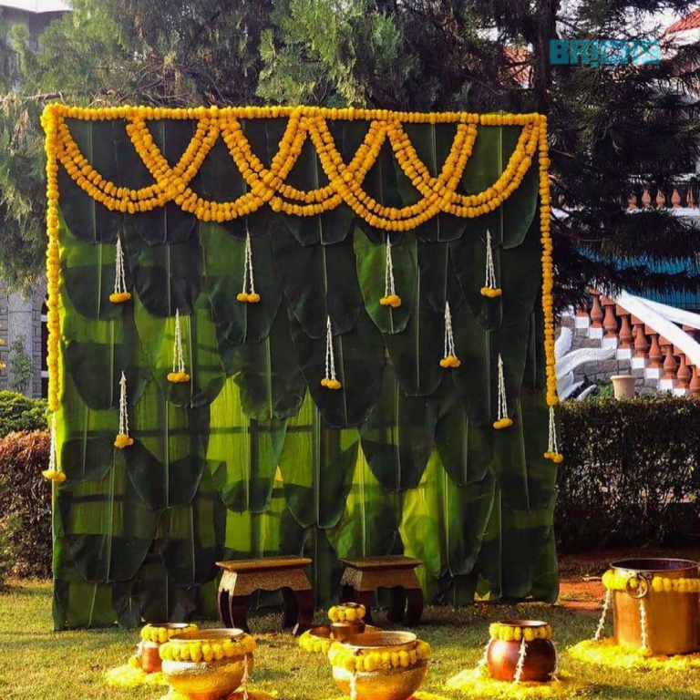 10 Haldi Decoration Ideas – for Your Home Haldi Ceremony – Bricksfamily